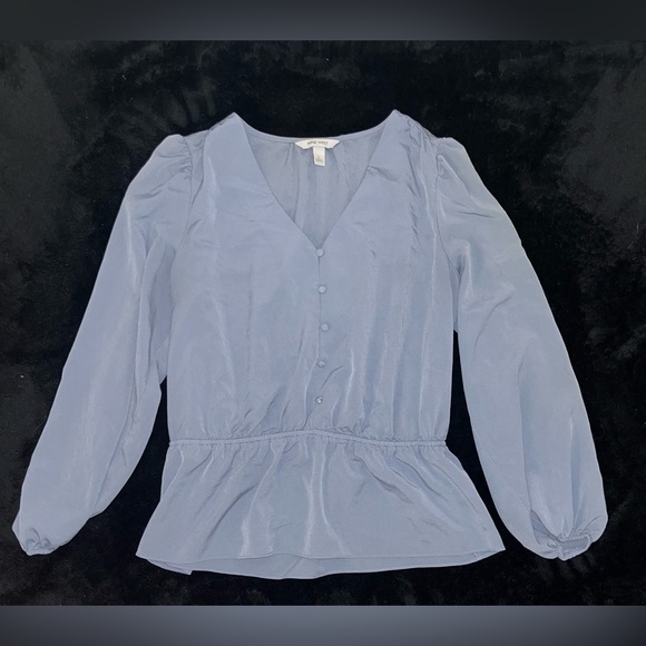 Apt. 9 | Tops | Blue Blouse Great For Work Or The Office | Poshmark